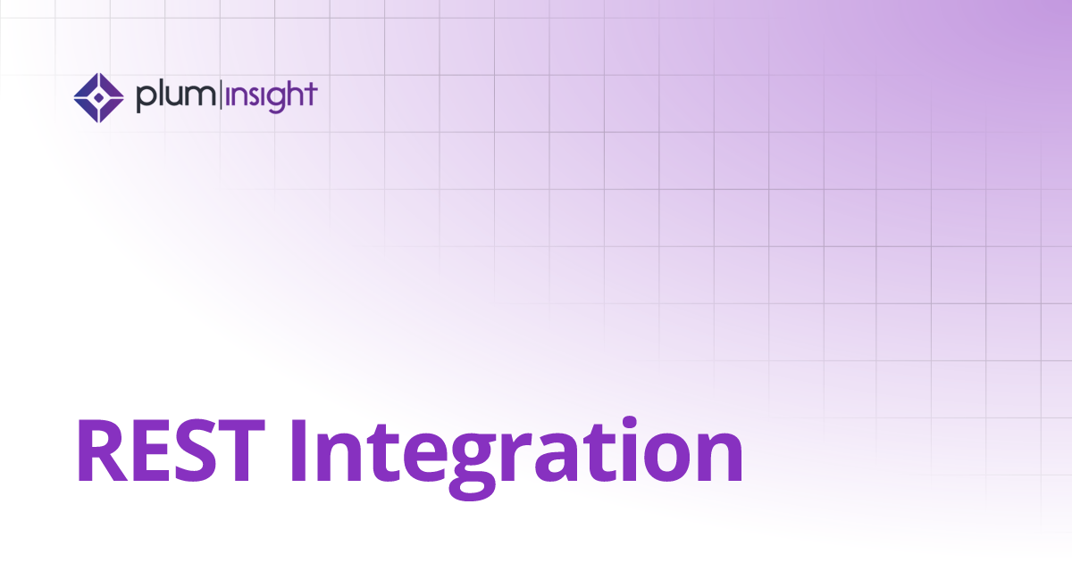 REST Integration | Plum Insight Documentation